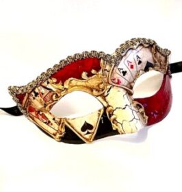 Casino Theme Petite Masquerade Mask - Masquerade Masks Australia