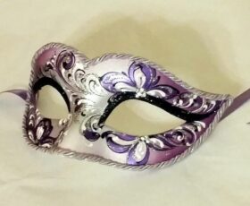 Purple Lavender Venetian Masquerade Mask - Masquerade Masks Aust.